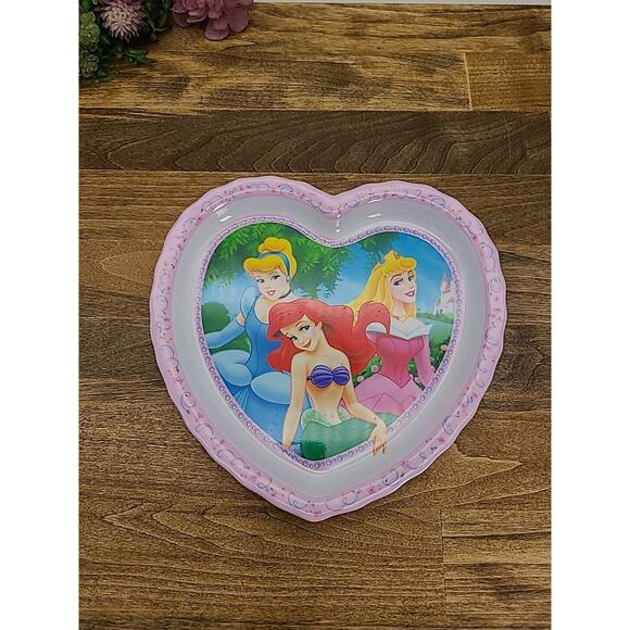 Zak Designs | Dining | Vintage 996 Disney Princess Heartshaped Plate ...